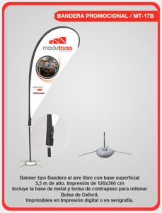 Banderola Promocional (MT-17B54CCBB) - Modutruss