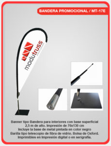 Banderola Promocional (MT-17E) - Modutruss
